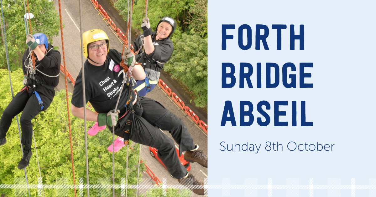 Forth Bridge Abseil - Chest Heart & Stroke Scotland
