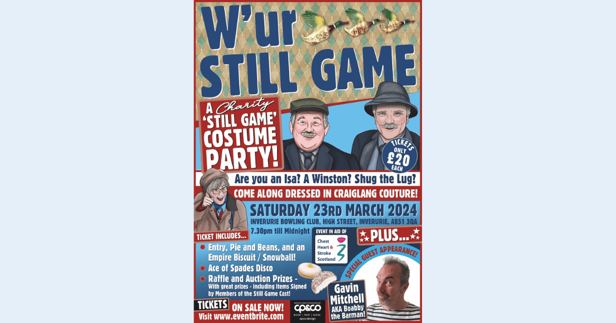 The People Huv Tae Know About Still Game Costume Party for Chest Heart ...
